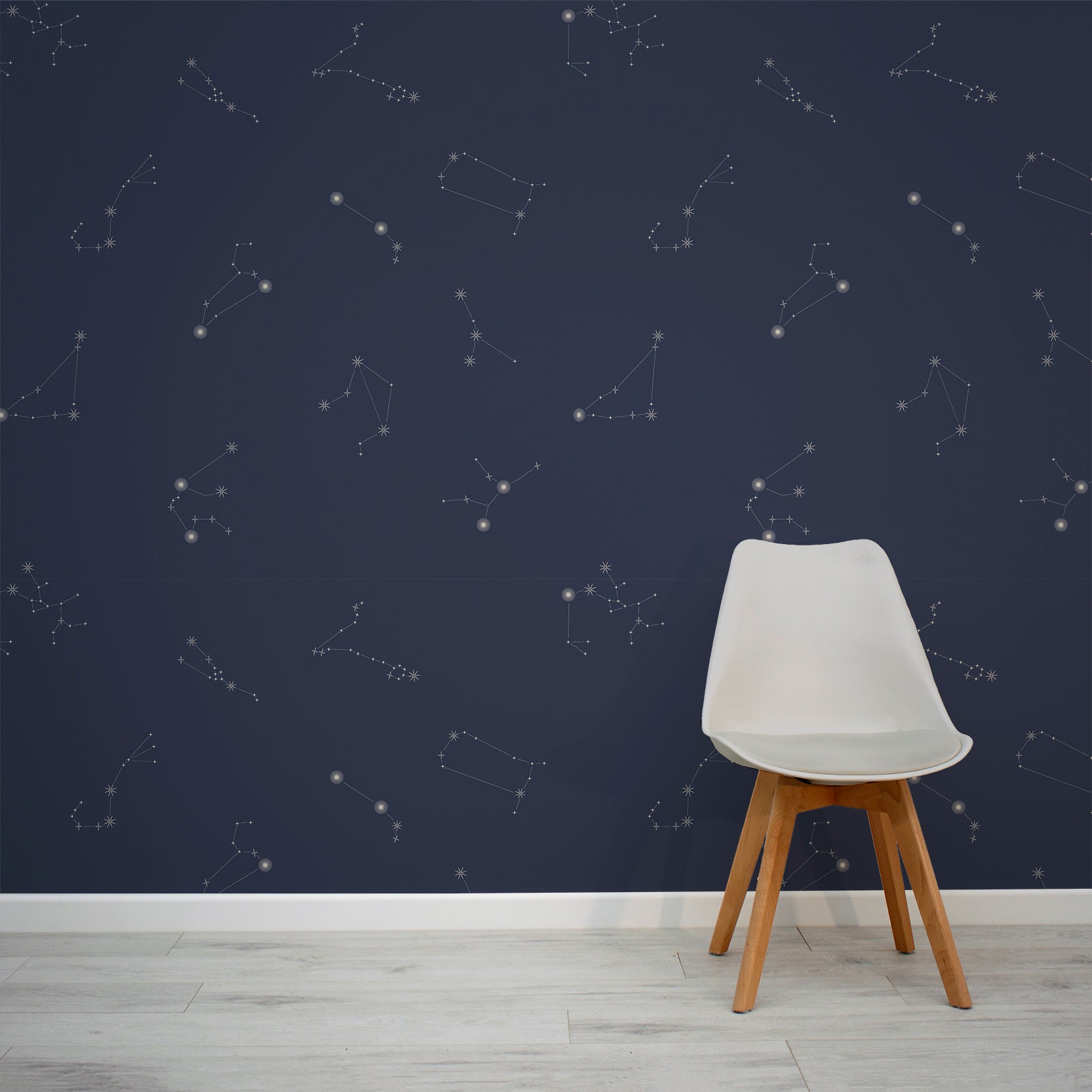 Blue Star Constellation Wallpaper | WallpaperMural – WallpaperMural.com